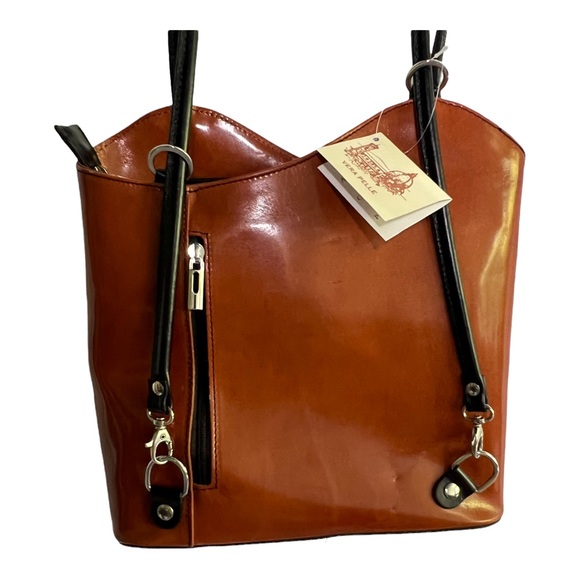 Vera Pelle | Bags | Vera Pelle Leather Handbag | Poshmark